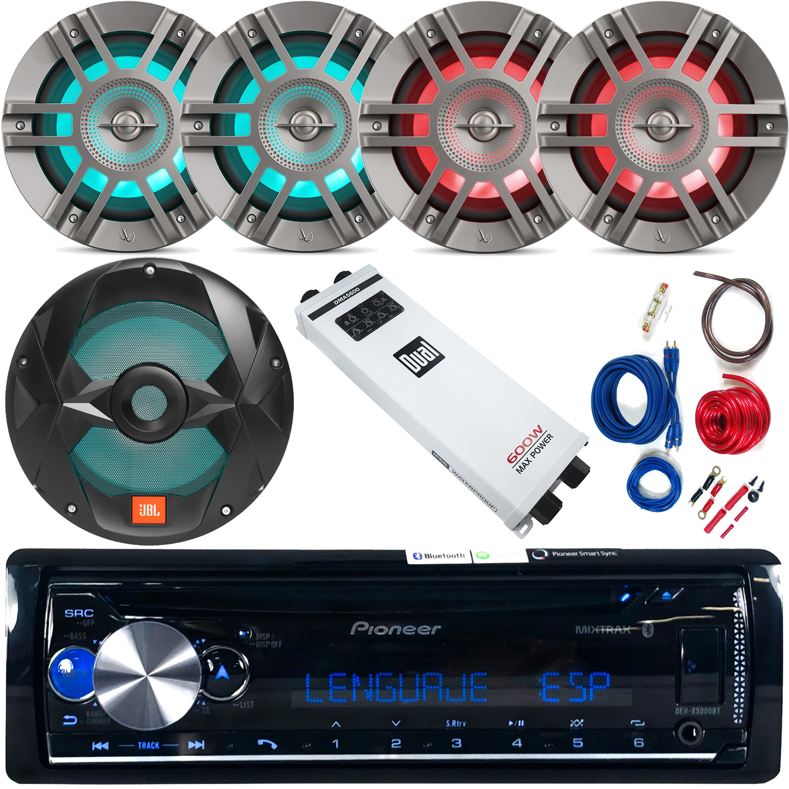 Amplificador de 30 watts rms speakers