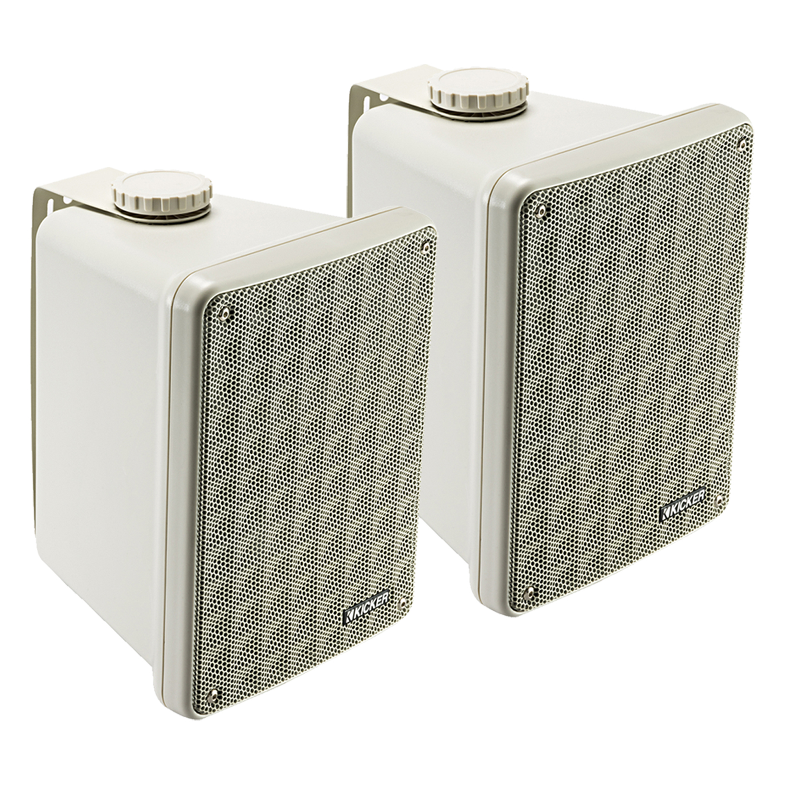 4x Kicker Marine Outdoor Box Speakers with Wire, Pyle Bluetooth Home ...